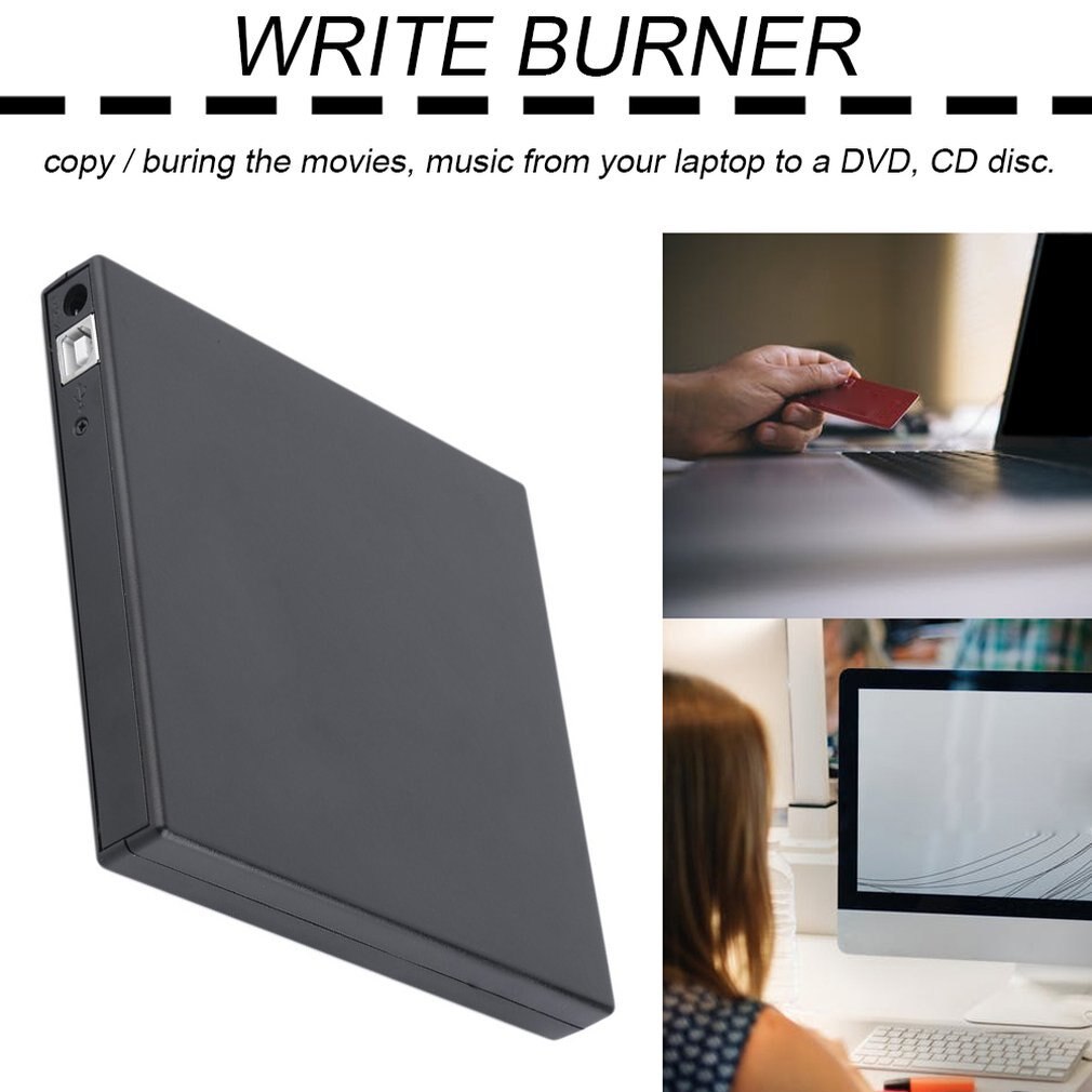 Newest USB 2.0 External DVD Combo CD-RW Burner Dri... – Grandado