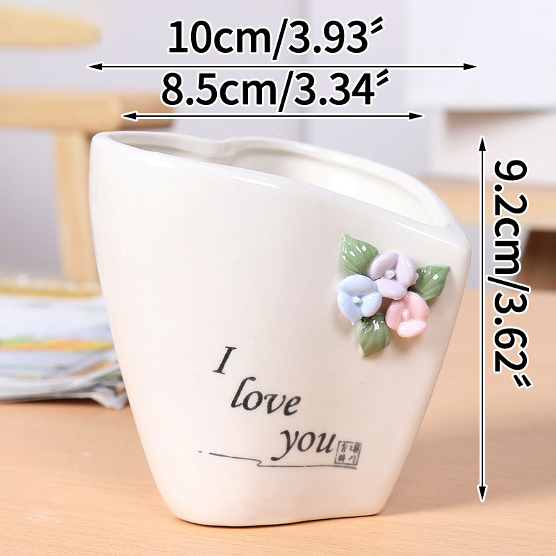 European Style Ceramic Flower Pot Simple Hand Pinc... – Grandado