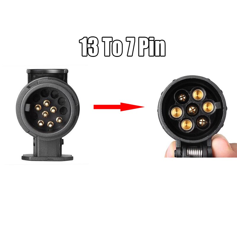 13 Pin To 7 Pin To 13 Pin Plug Connector Adapter W... – Vicedeal