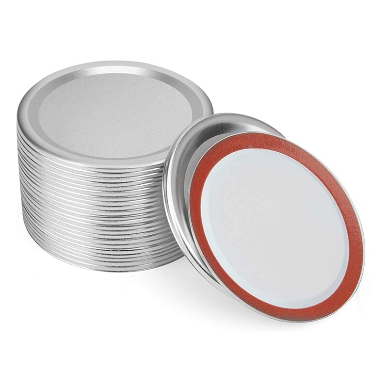 24 PCS Mason Jar Lids, Regular Mouth Canning Lids ... – Grandado