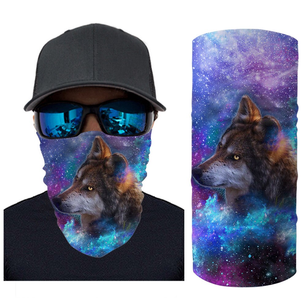 Wolf dog skull eagle pattern from a custom seamles... – Grandado