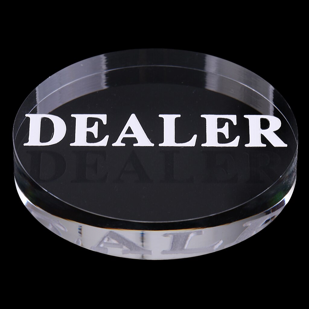 Poker Dealer Button Acrylic Dealer for Poker Cards... – Vicedeal