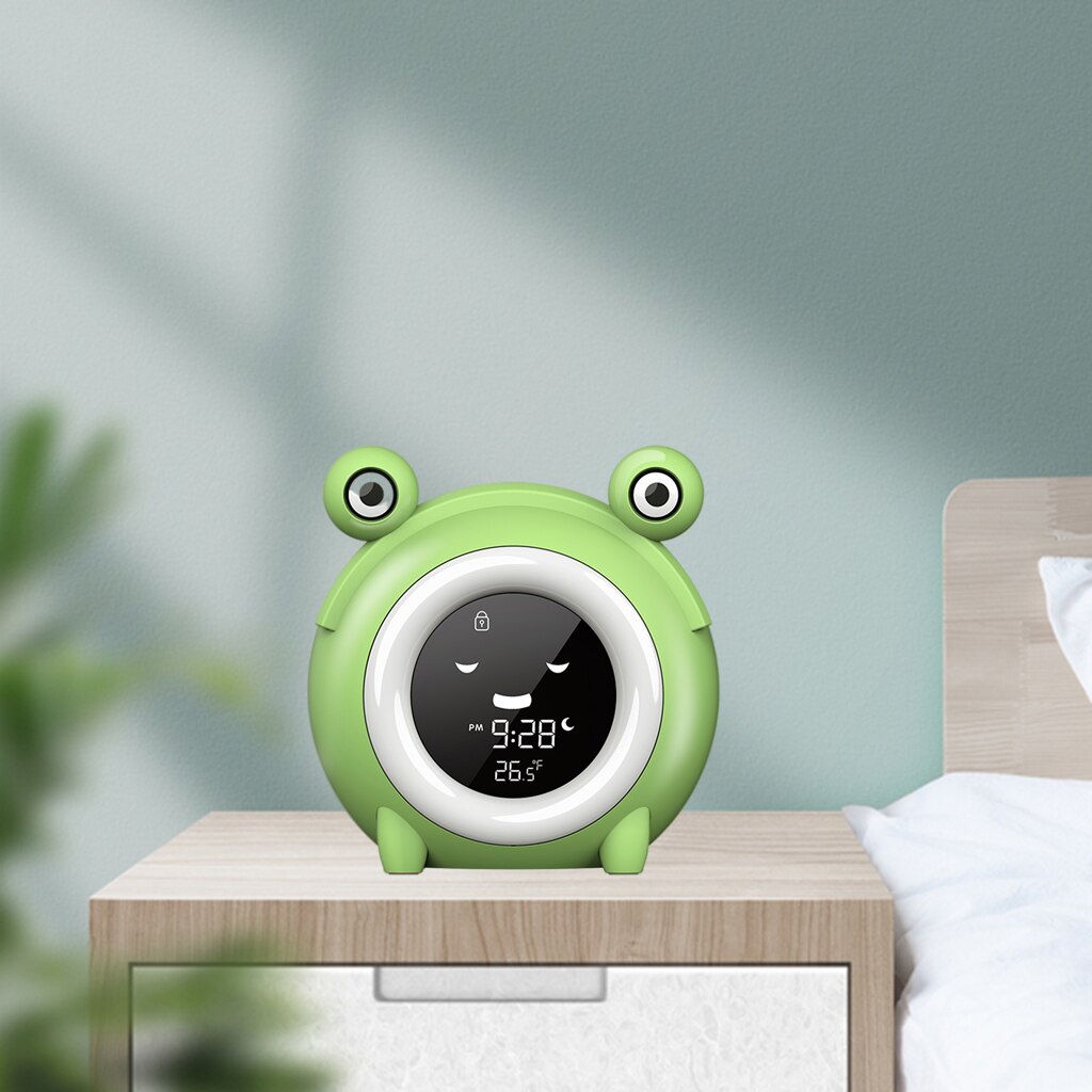 Frog Kids Alarm Clock 5-Sound Child Sleep Trainer ... – Vicedeal
