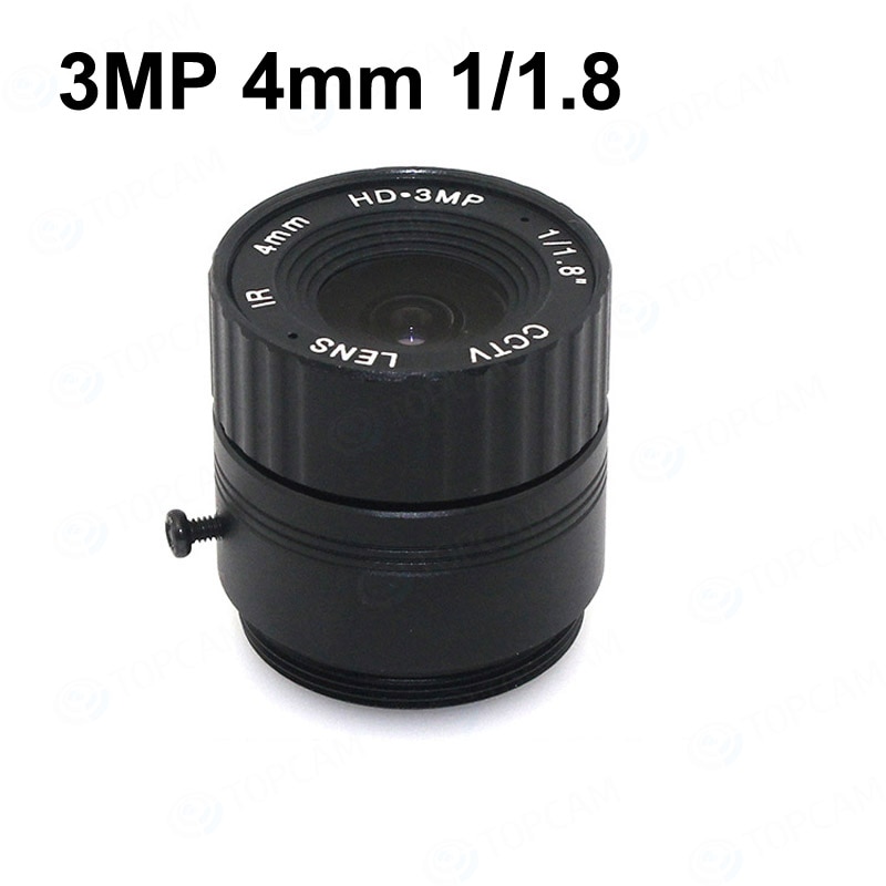 3 Megapixel HD 4mm CCTV lens Handmatige 1/2 Iris C... – Grandado