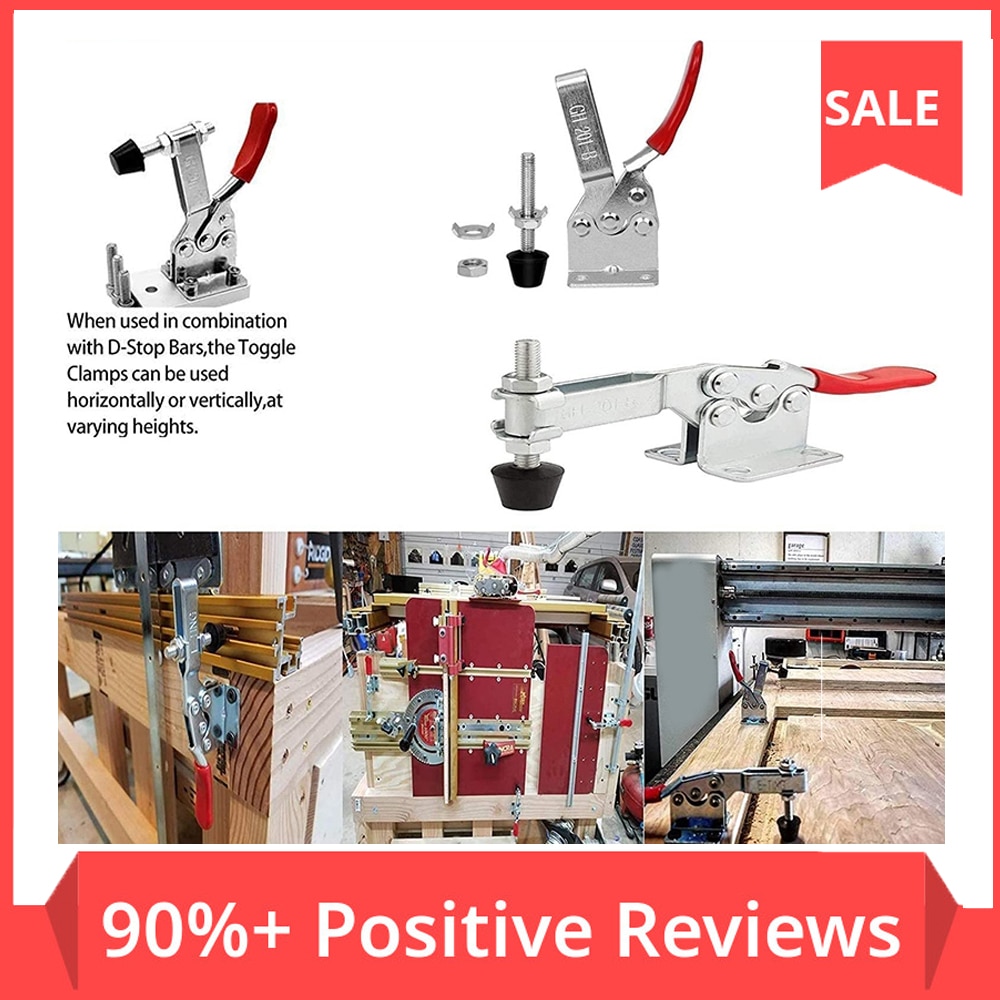 5 Pcs Toggle Clamp GH-201-B Verstelbare Anti Slip ... – Grandado