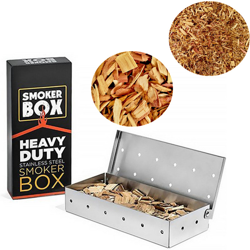 Hout Chips Bbq Roker Doos Voor Indoor Outdoor Hout... – Grandado