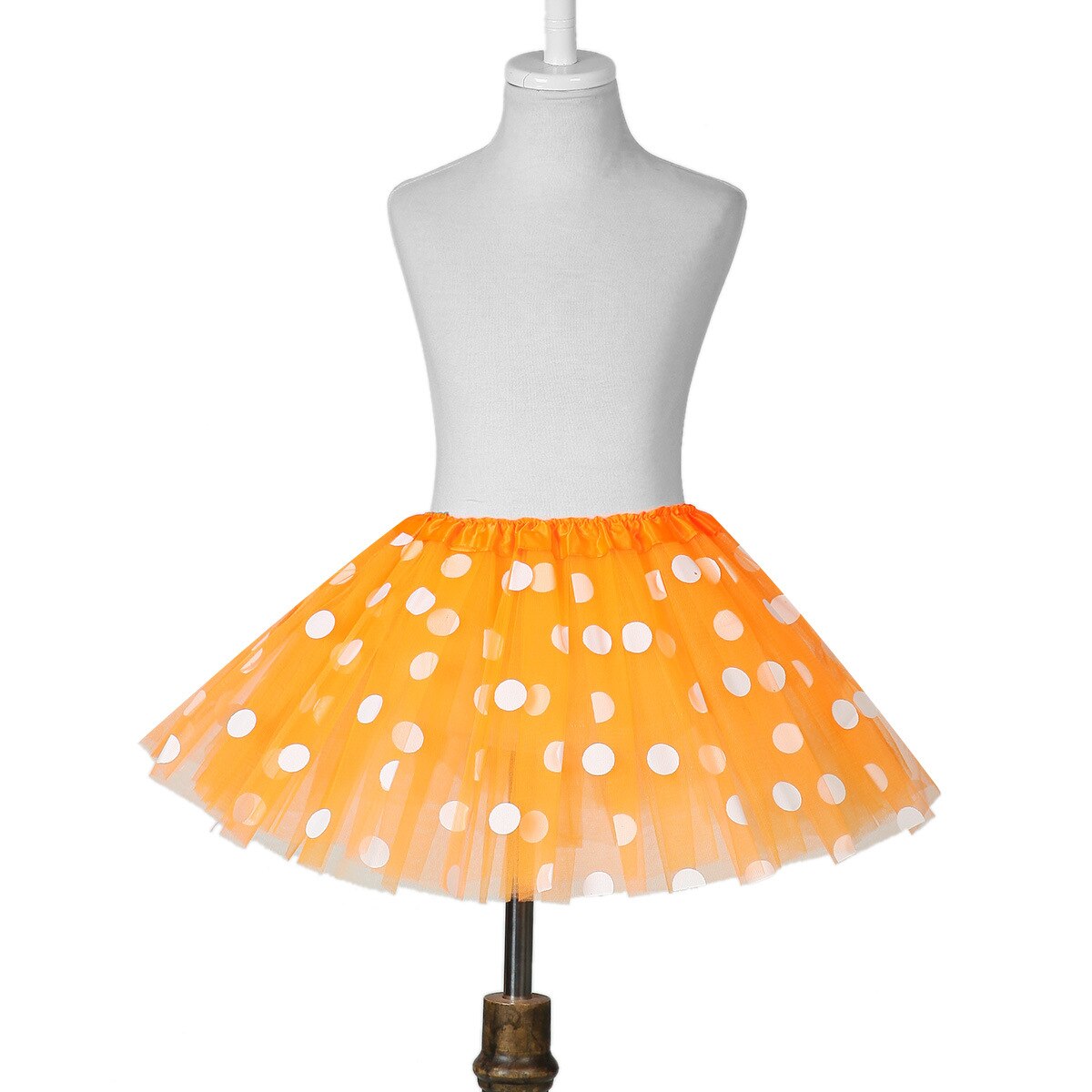 Polka Dot Rok Puffy Kawaii Tule Black Mini Korte P... – Grandado