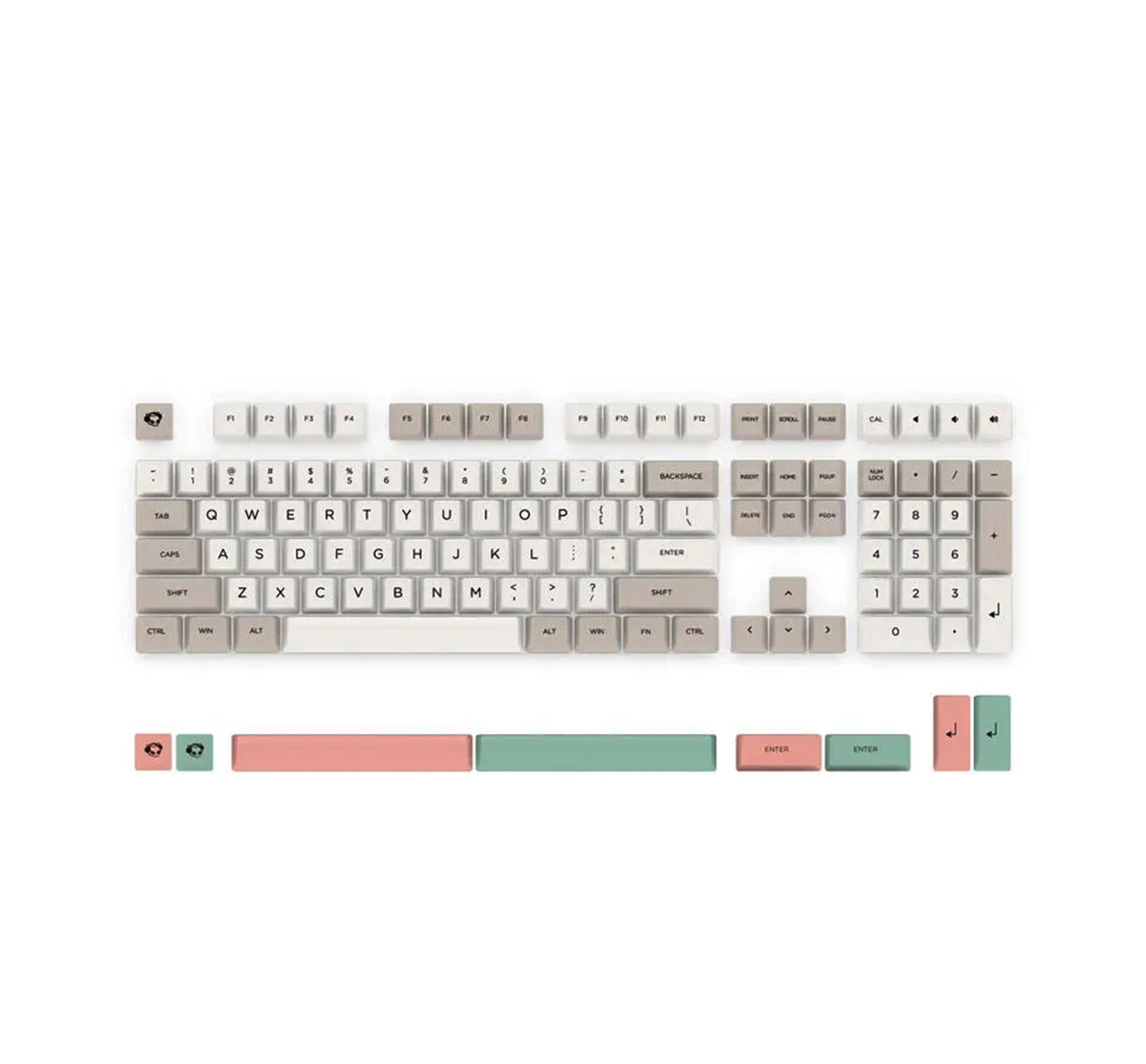 AKKO-9009 116 Keys Retro OEM Profile Thermal Subli... – Vicedeal