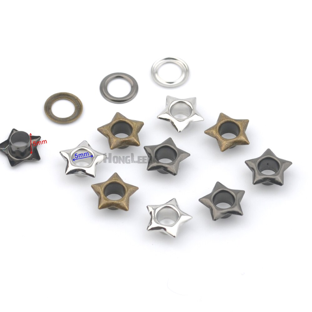 150sets Metall öse 5mm metall messing ösen mit sch... – Vicedeal