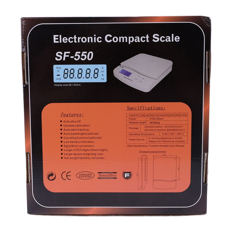 25kg/1g 55lb Digital Postal Scale Table Top Parcel... – Grandado