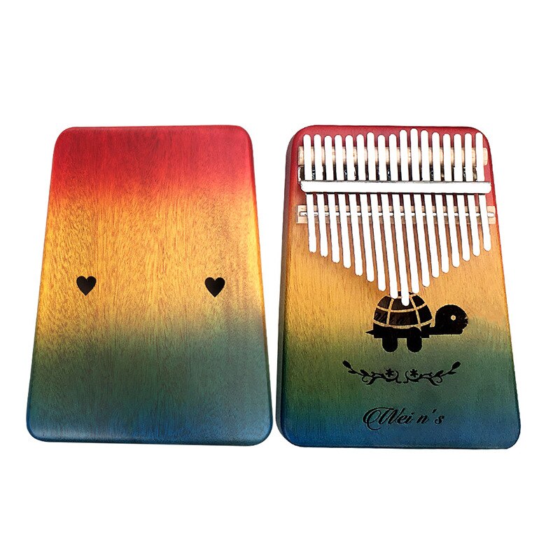 Kalimba 17 Keys Thumb Piano Handguard Wood Mahogan... – Grandado