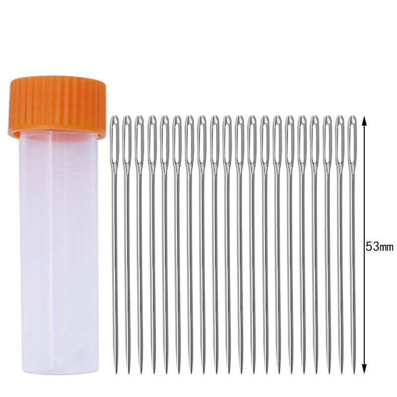 20/100PCS Stainless Steel Large Eye Sewing Needles... – Grandado