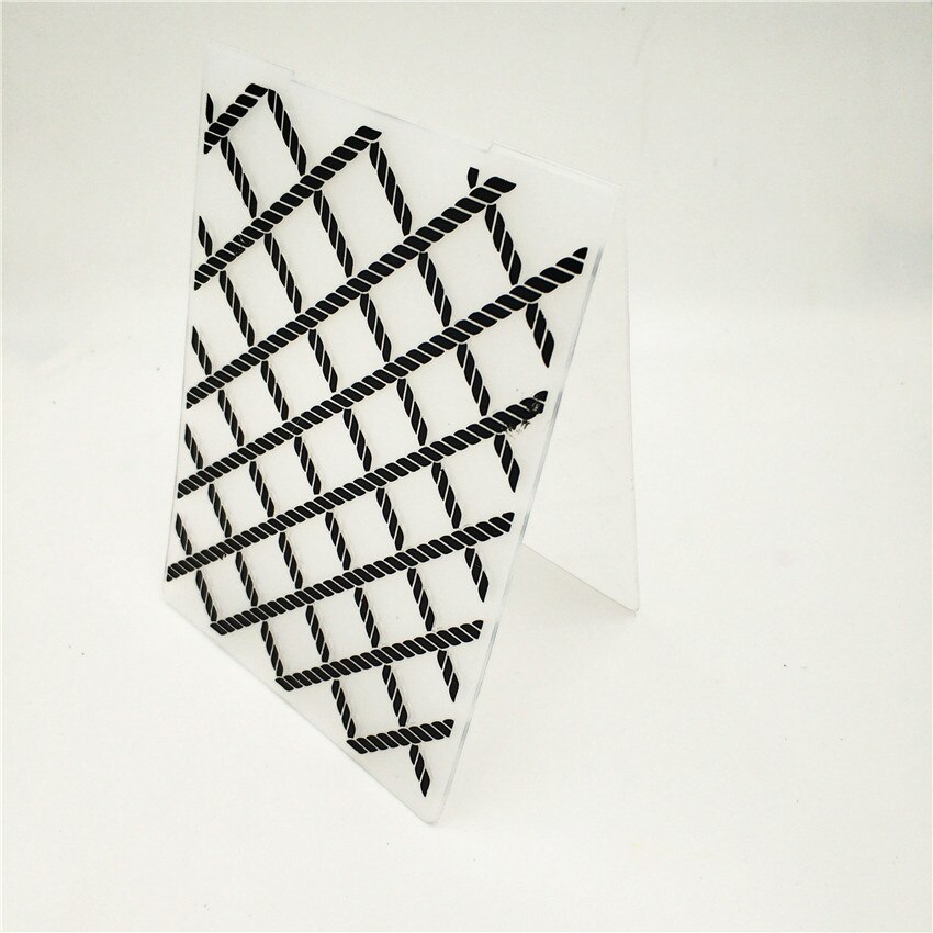 Folder de grabado de líneas cruzadas de 10,5x14,5 ... – Grandado