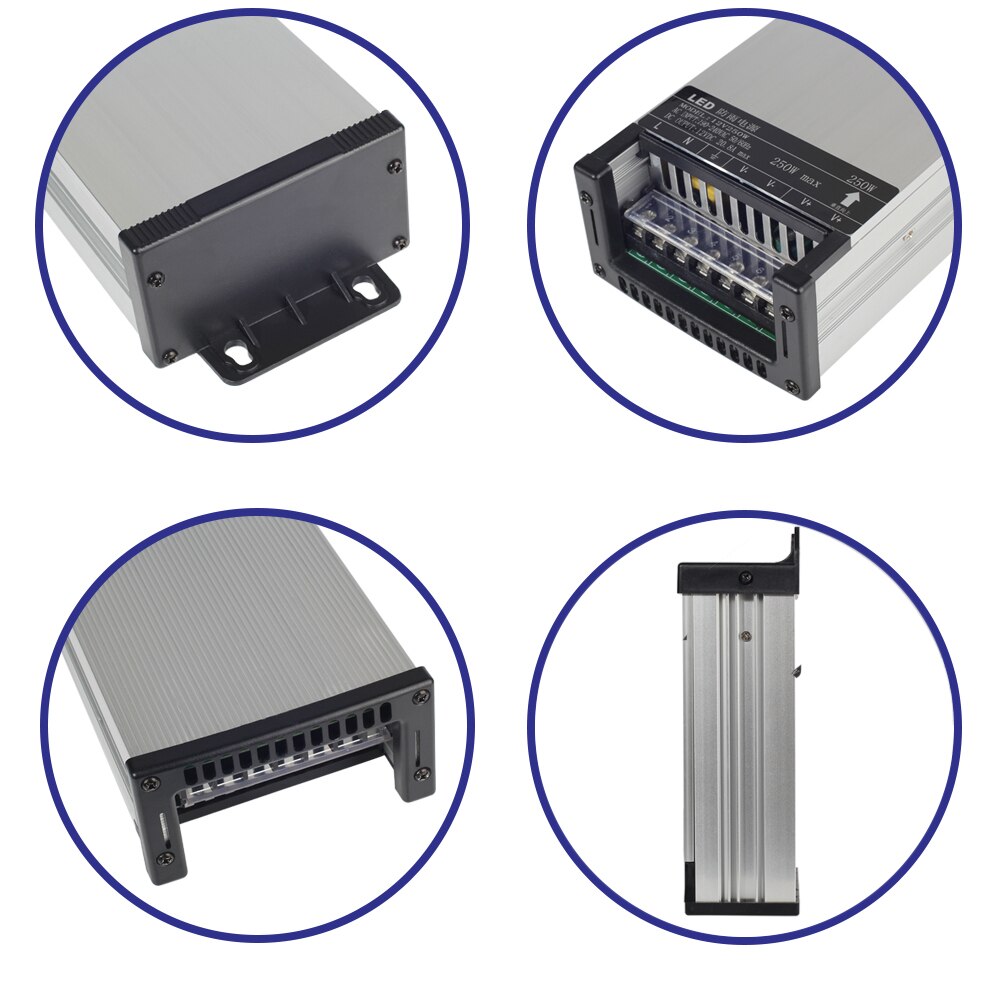 Outdoor Rainproof LED Power Supply DC12V 60W 100W ... – Vicedeal