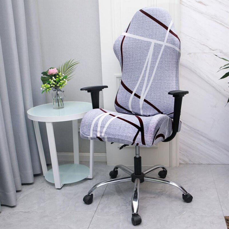 Print Gaming Stoel Cover Spandex Stretch Seat Cove... – Grandado