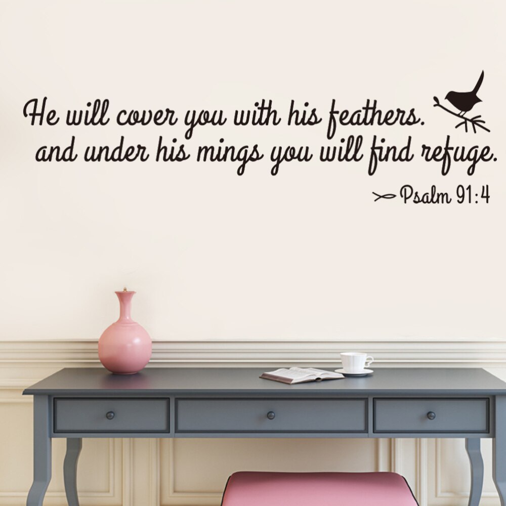 He Will Cover You With His Feathers Bible Verses S... – Grandado