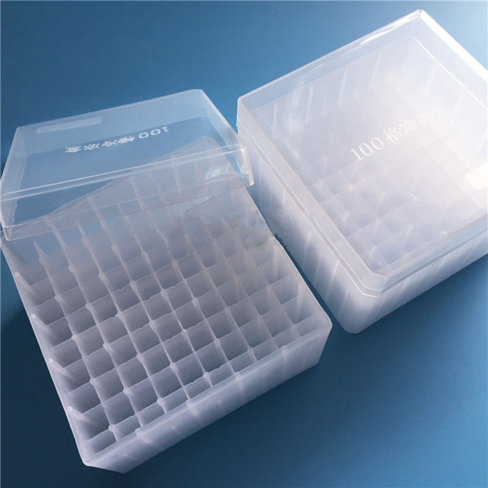 100 Holes laboratory Plastic tube box use for 5ml ... – Vicedeal
