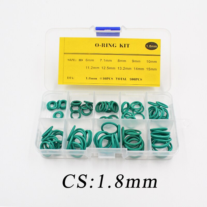 Dikte 1.8Mm Groene Rubber Ring Fkm O Ring Seal Fkm... – Grandado