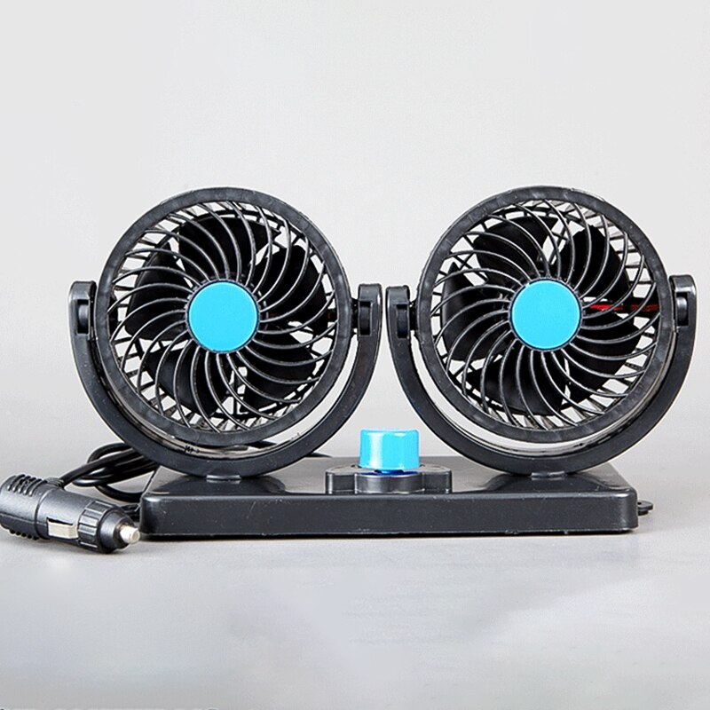 12V Dual Hoofd Auto Fan Draagbare Voertuig Vrachtw... – Grandado