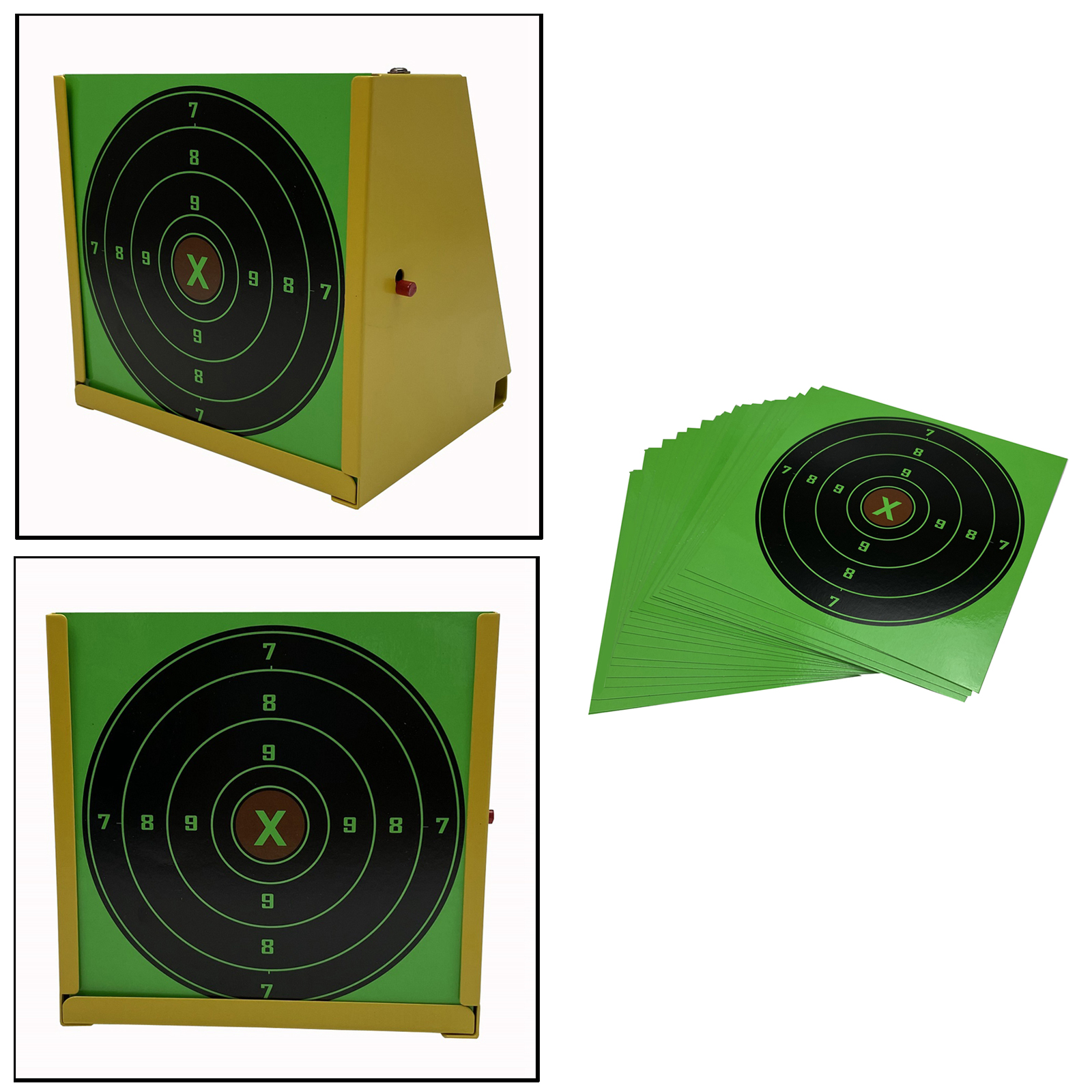 20x 14x14cm Shooting Paper Target 5.5'' Ca... – Vicedeal