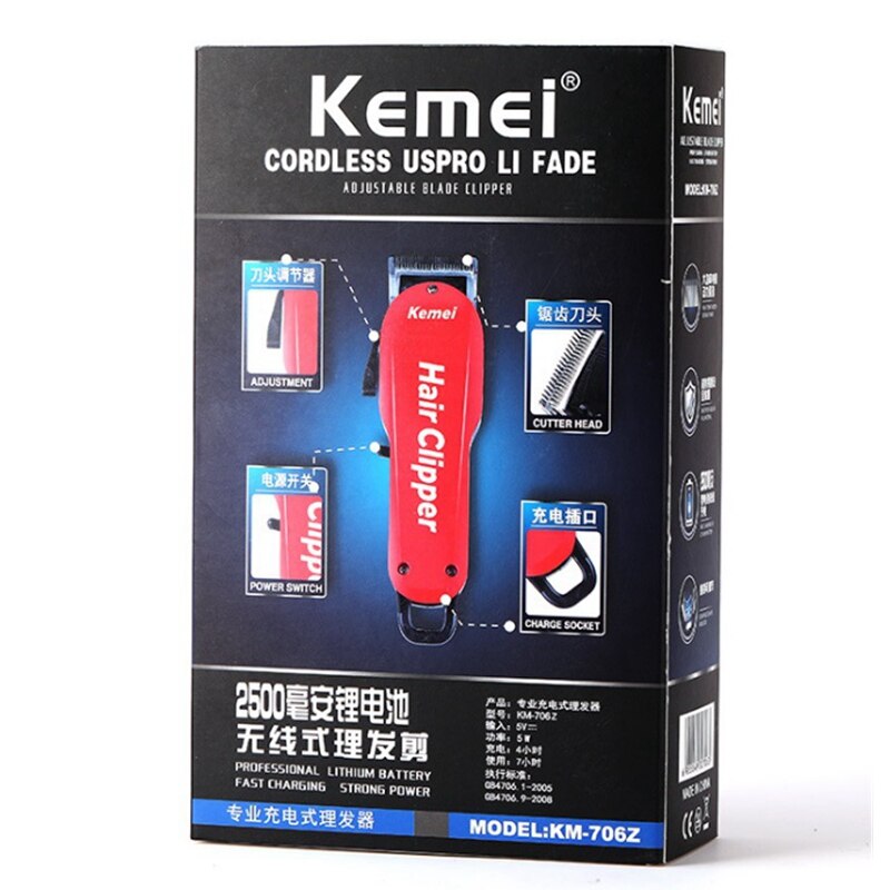 fade hairdressingl hair clipper professiona electr... – Grandado