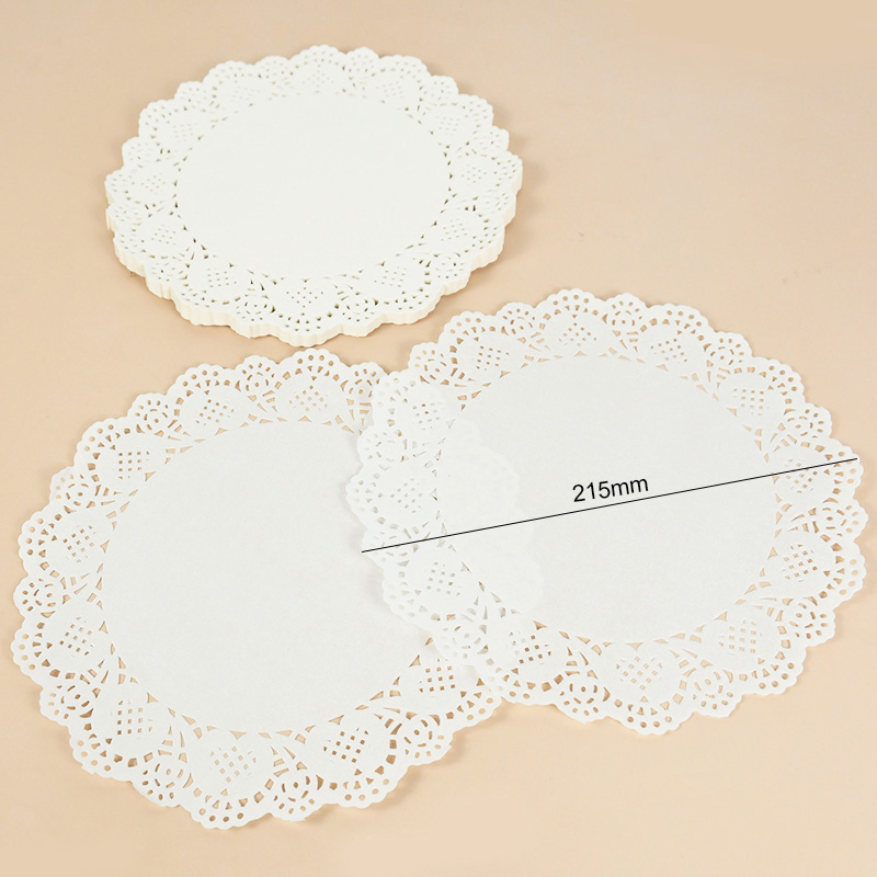 100pcs White Round Paper Doilies Doily Lace Placem... – Grandado