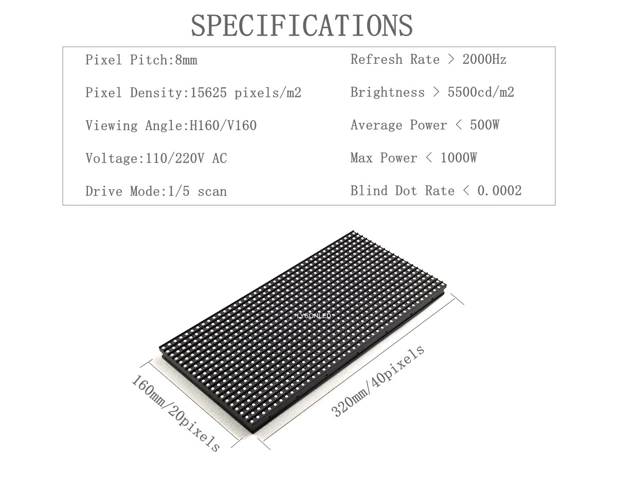 Top P8 Outdoor Smd Full Color Led Module Panel Van... – Vicedeal