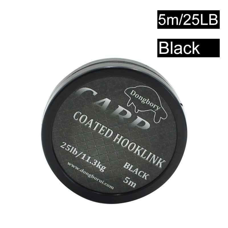 5m Coated Hooklink Carp Fishing Line 8 Strand Brai... – Vicedeal