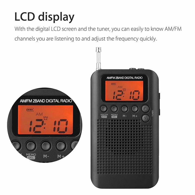 Mini Pocket Radio Telescopic Antenna Radio Speaker... – Vicedeal