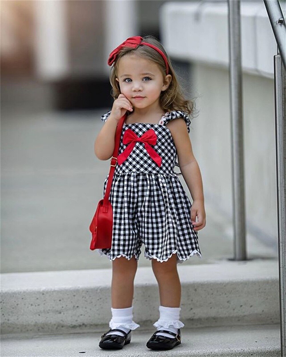 Zomer Zoete Leuke Peuter Kids Baby Meisjes Plaid M... – Grandado