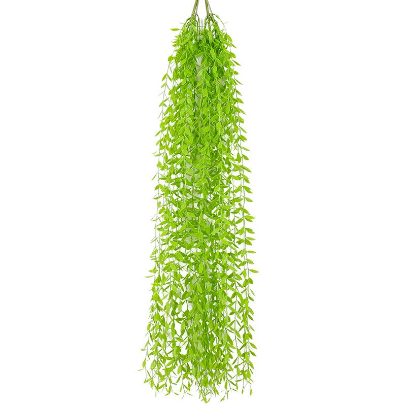 5Pcs Artificial Plants Tropical Willow Leaf Wicker... – Vicedeal