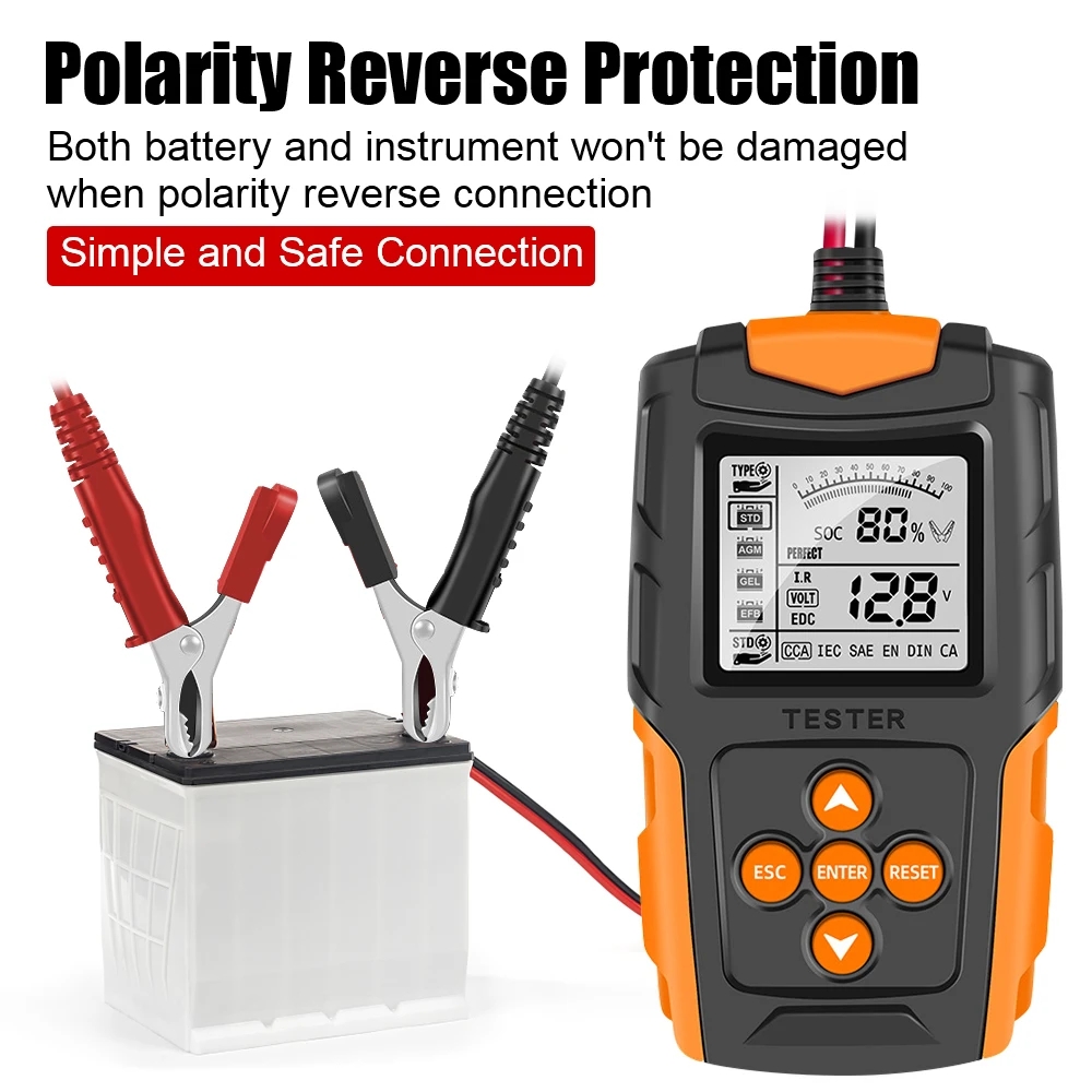 12V 24V Car Battery Tester LCD Digital Vehicle Cra... – Grandado