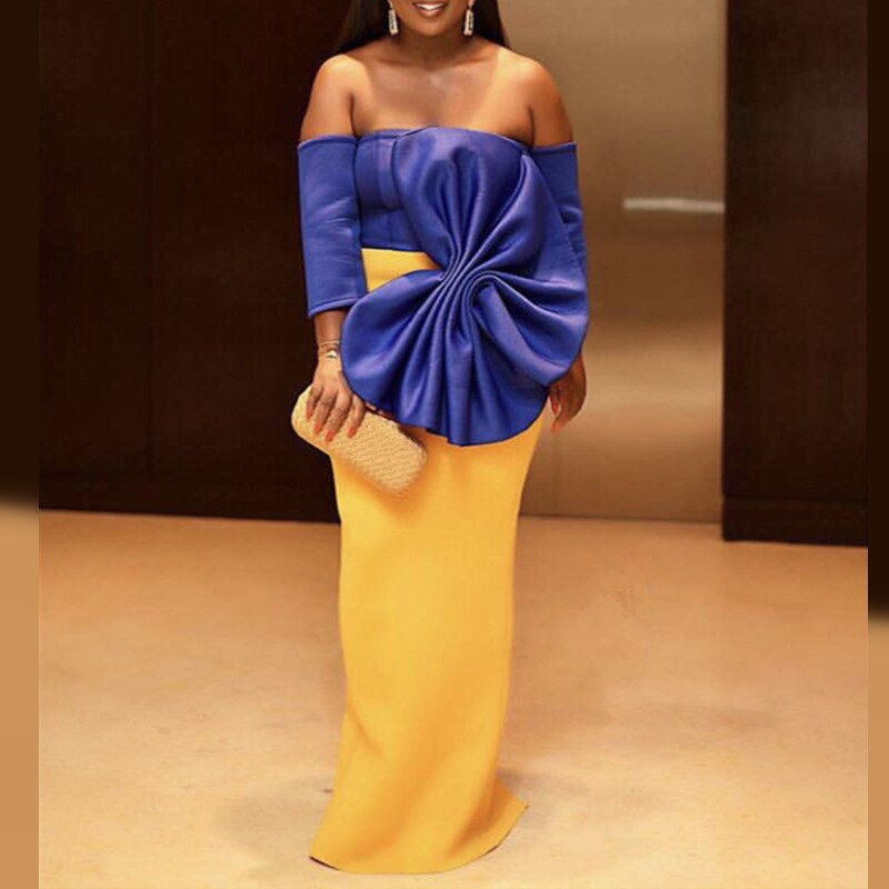 elegent style african women plus size dress S-3XL – Grandado