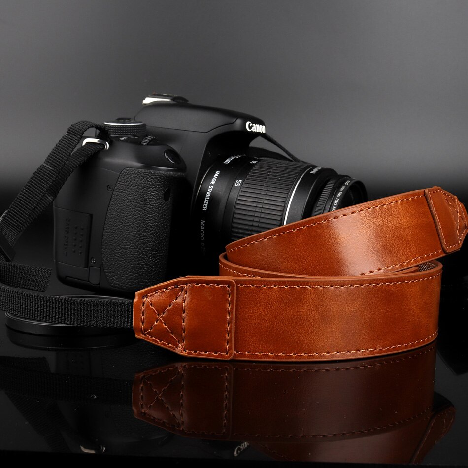 PU Leather Camera Strap Hals schouderband Voor Nik... – Vicedeal