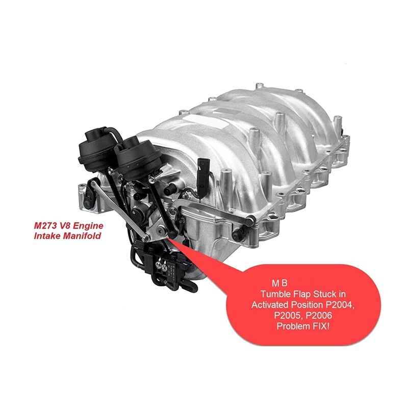 For Mercedes Benz M272 V6 M273 V8 Intake Manifold ... – Vicedeal