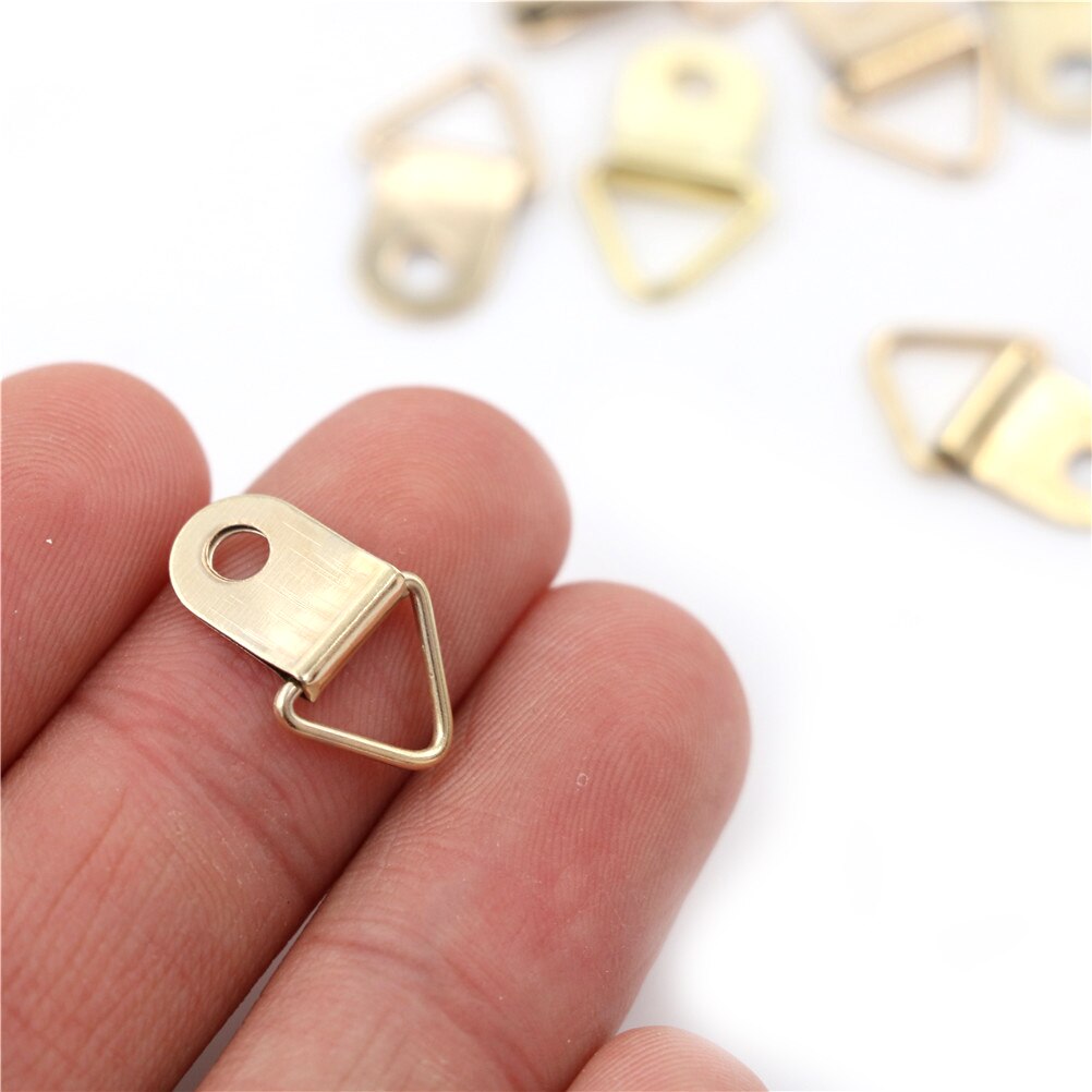 100PCS/20PCS/10PCS Golden Triangle D-Ring Hanging ... – Grandado