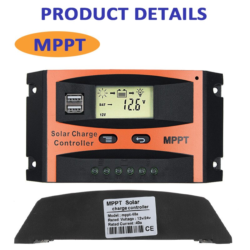 40A Mppt Solar Controllers Mppt 30A/40A/50A/60A 12... – Vicedeal