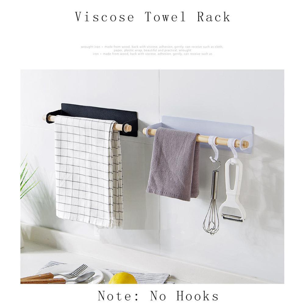 Wall Mount Handdoek Hanger Rack Keukenkast Rag Opk... – Grandado