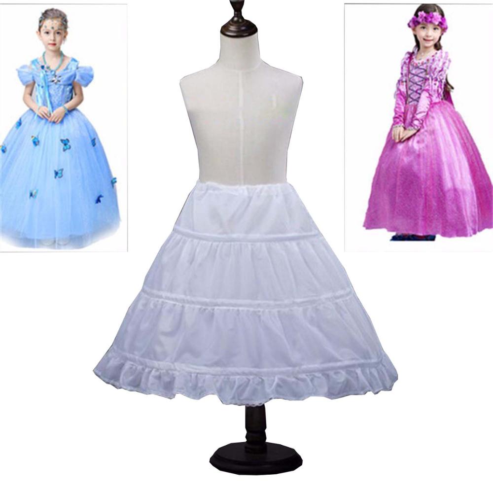 ANTI A-line 3 Hoops Children Kid Dress Bridal Pett... – Grandado