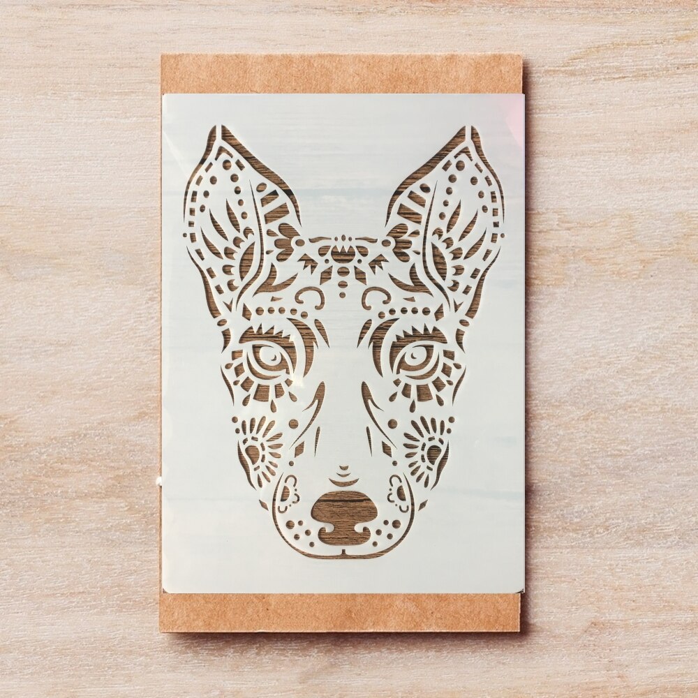 1Pcs A4 29x21cm Hand Draw Dog DIY Layering Stencil... – Grandado