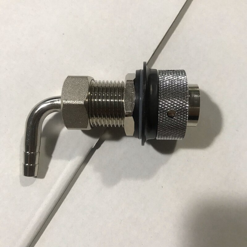 Beer Tap Faucet Shank with 8mm Barber Elbow, Chrom... – Grandado