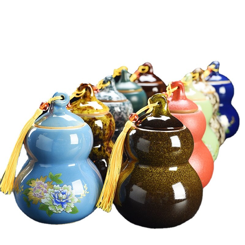 Gourd Pet Urn - Pets buried in ceramic tank urns C... – Grandado