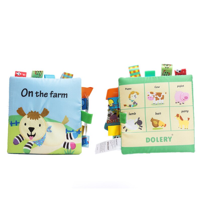 Animal Style Newborn Baby Toys Soft Animal Cloth B... – Grandado