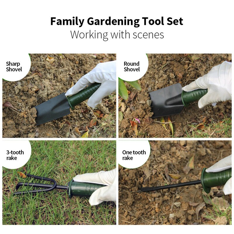 4 Pcs Flower Shovel Large Planting Tool Combinatio... – Grandado