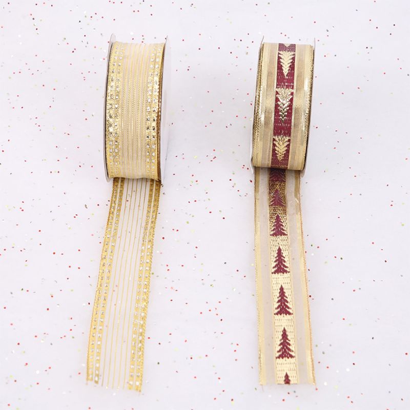 3.8M Length Christmas Decorative Ribbons Satin Rib... – Vicedeal