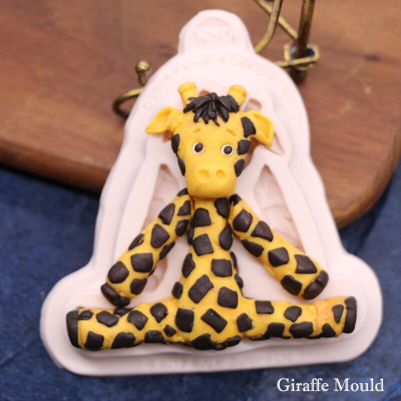 Giraffe animal silicone mold fondant tool sugarcra... – Vicedeal