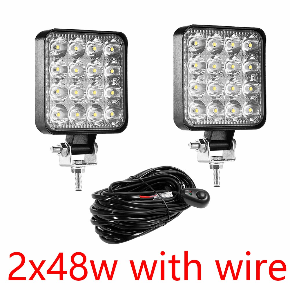 Aeobey led work light bar 48W led light bar 4x4 ac... – Vicedeal