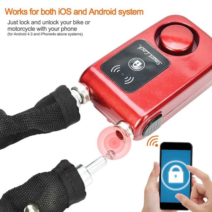 Y797G Waterproof Smart Bluetooth Bicycle Chain Loc... – Grandado