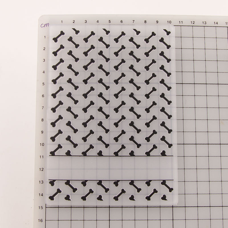 plastic bone template Easter wreath craft card mak... – Grandado