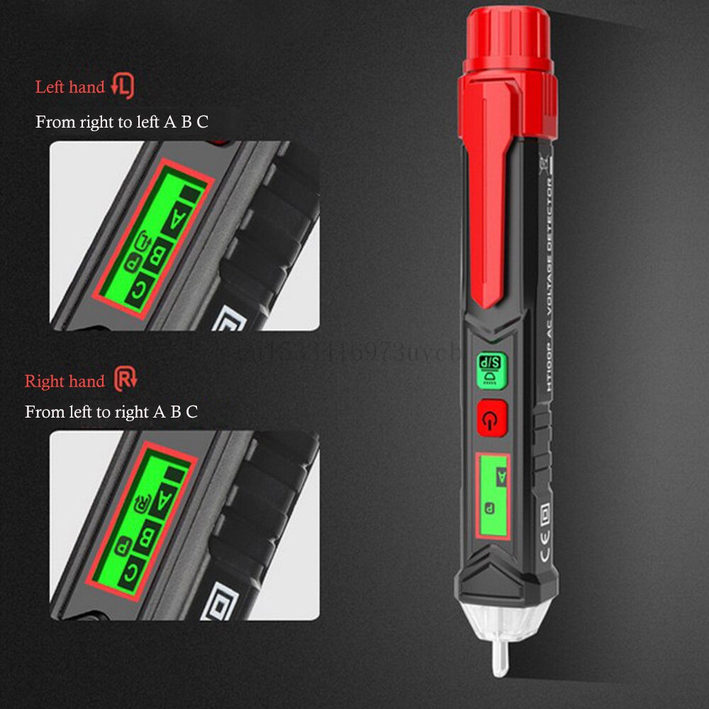 HT100P AC Voltage Detector LED Non Contact 3 Phase... – Grandado